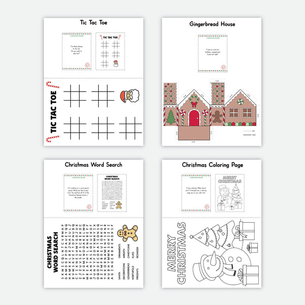 25 Printable Elf Prop and Activity Bundle - Pjs and Paint®